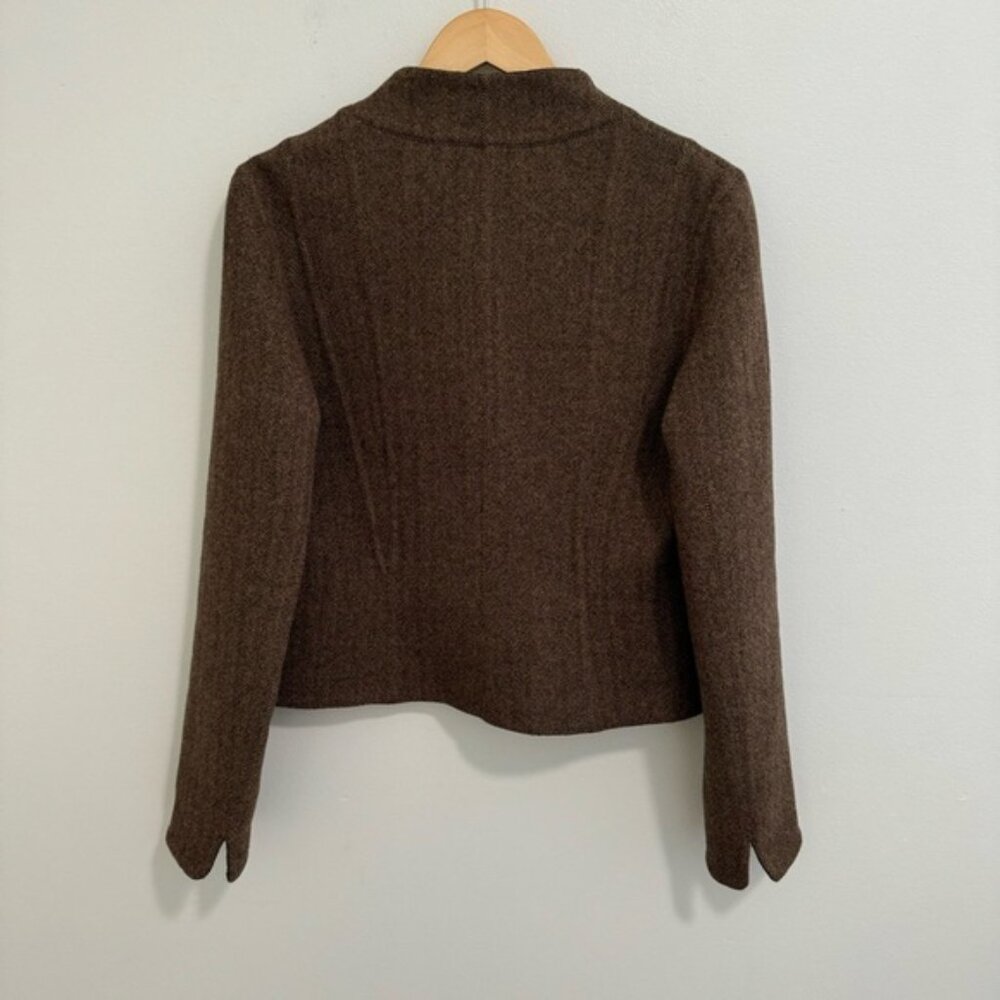 Peruvian Connection Herringbone Blazer Jacket - Gem